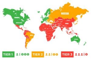What is Tier 1 countries traffic: Definition, How to work with in 2025 ...