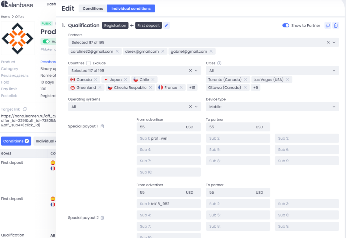 Alanbase Review: Ultimate SaaS Soft for creating affiliate programs for casino market — RichAds Blog
