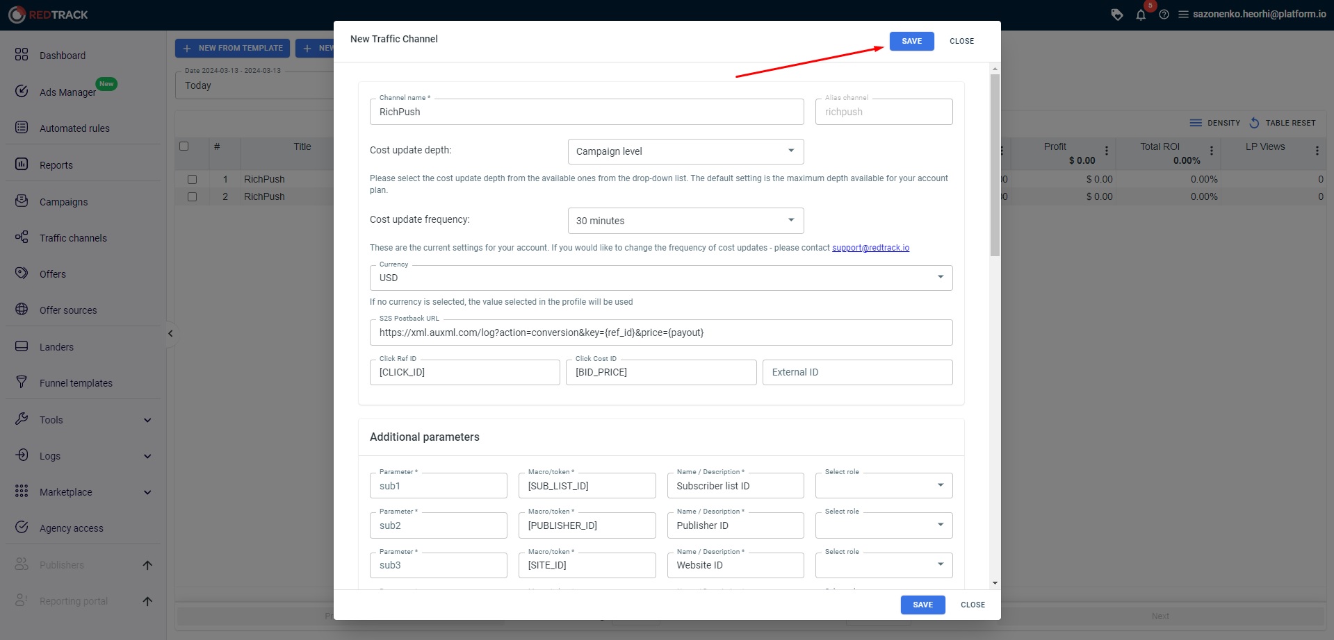 RedTrack tracker: How to set up conversion tracking with RedTrack ...