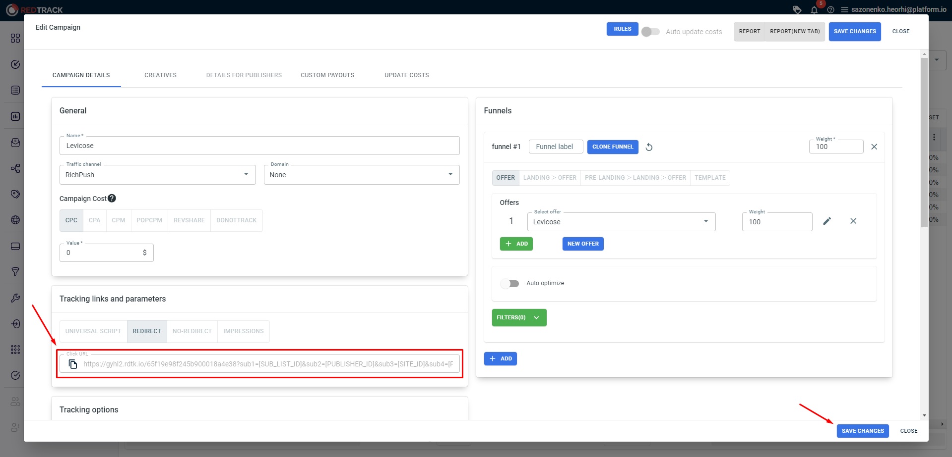 RedTrack tracker: How to set up conversion tracking with RedTrack ...