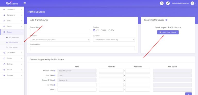 CPV Lab Pro tracker: How to set up conversion tracking with CPV Lab Pro — RichAds Blog