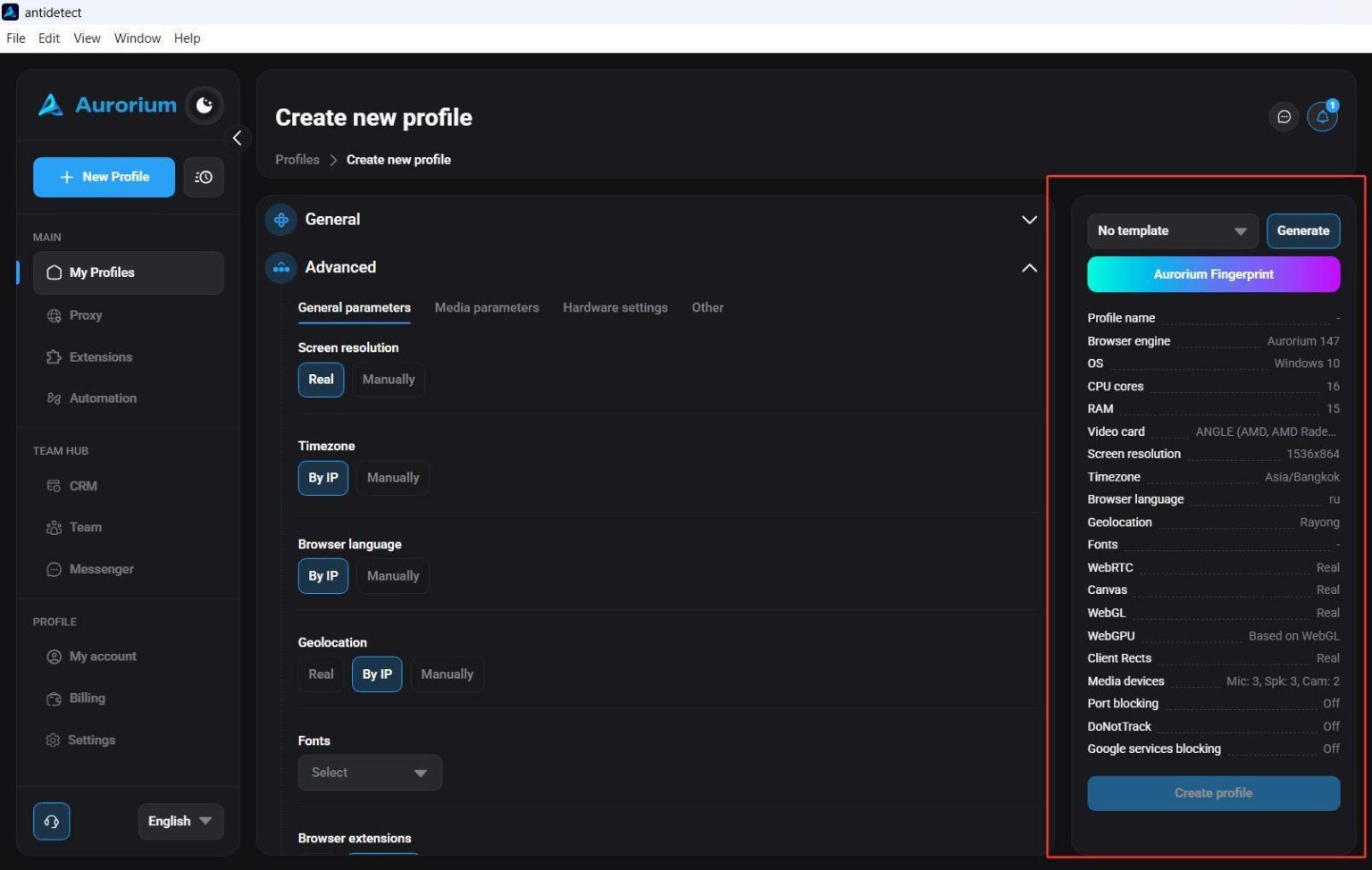Aurorium Anti-Detect Browser Review 2026: Features and Pricing ...