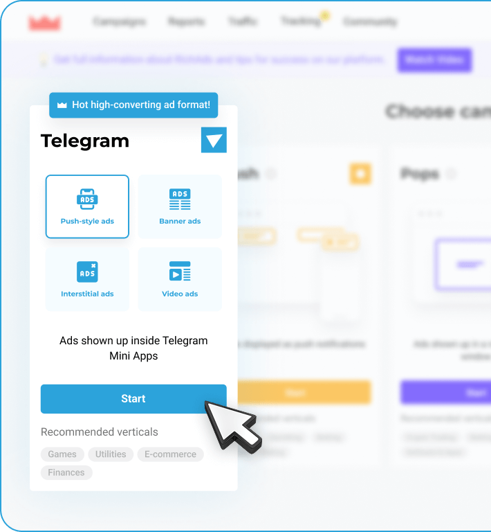 RichAds - Telegram Ads – Buy Targeted Traffic